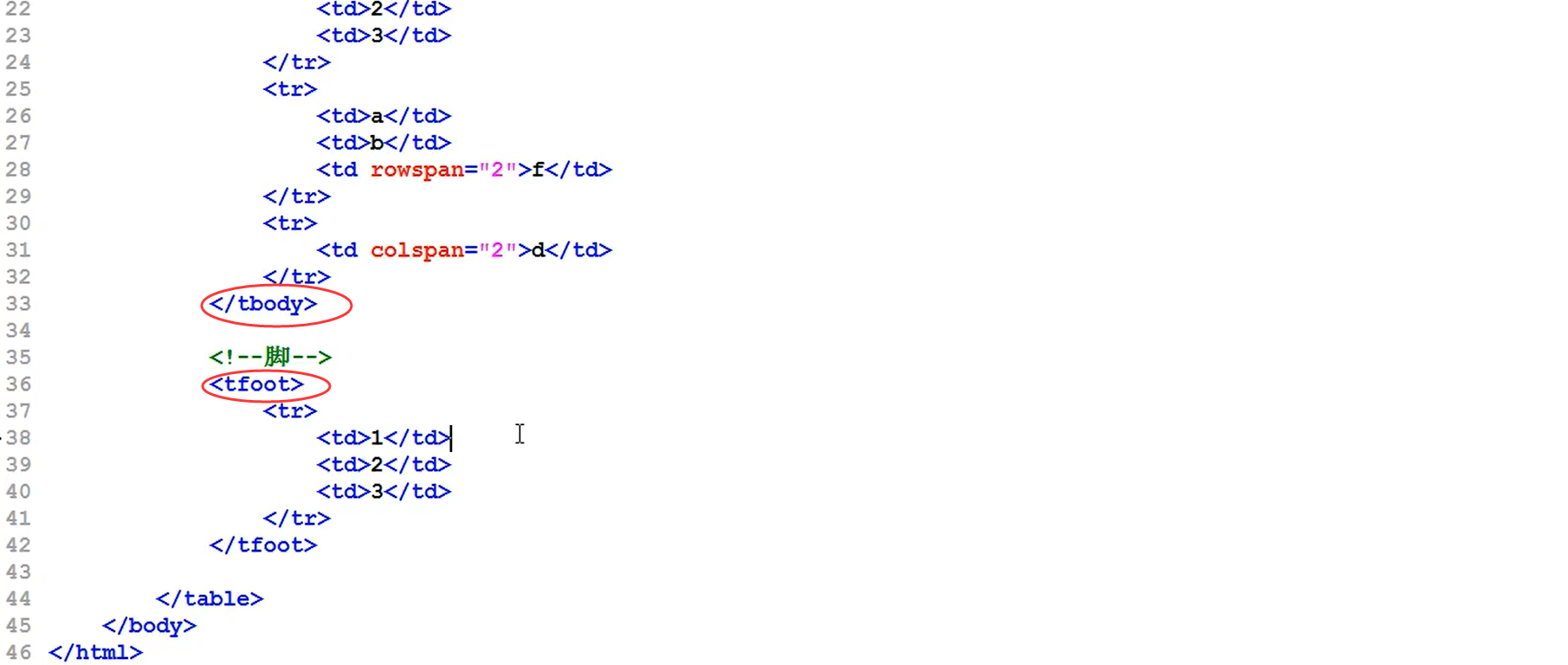 HTML thead tbody tfood_html thaed tbody tfood-CSDN博客