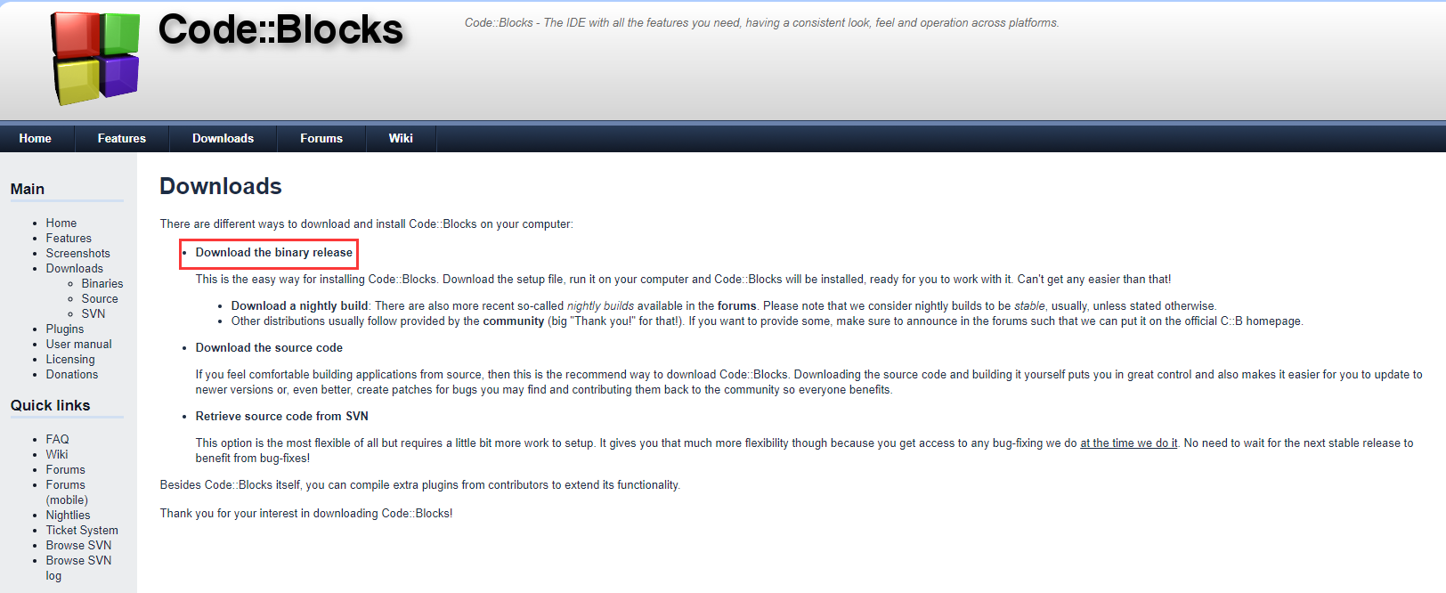 CodeBlocks下载安装与SDL下载使用配置教程_sdl2 2.6下载-CSDN博客