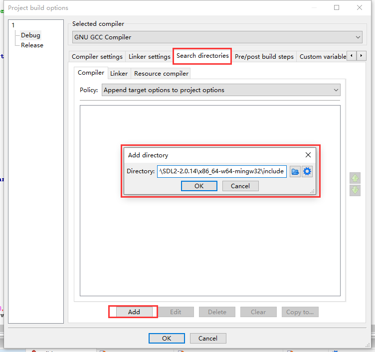 CodeBlocks下载安装与SDL下载使用配置教程_sdl2 2.6下载-CSDN博客