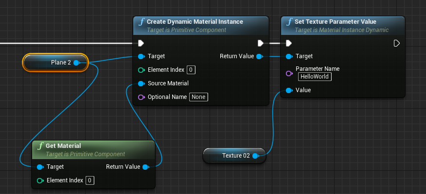 关于UE4蓝图中媒体控制的一些功能_set texture parameter value-CSDN博客