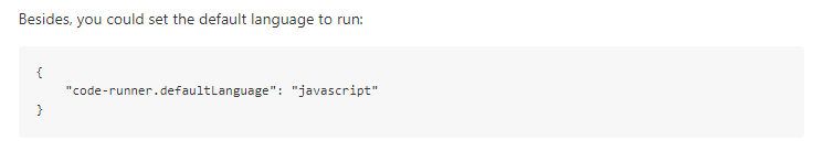 code runner 警告: Code language not supported or defined. - 代码先锋网
