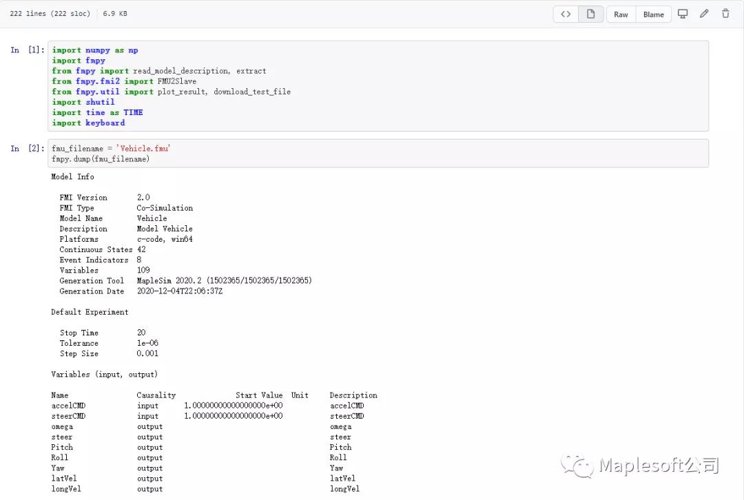 软件实操：Python + MapleSim Modelica + Insight 实现实时仿真_abaqus 生成fmu文件-CSDN博客
