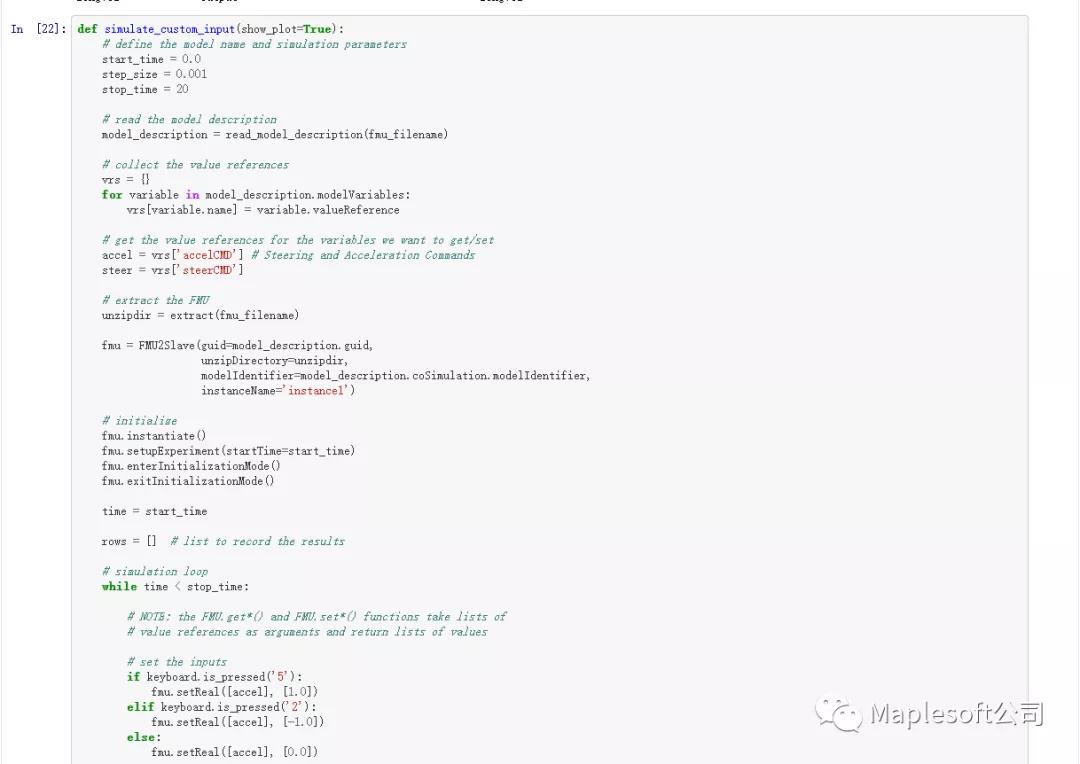软件实操：Python + MapleSim Modelica + Insight 实现实时仿真_abaqus 生成fmu文件-CSDN博客