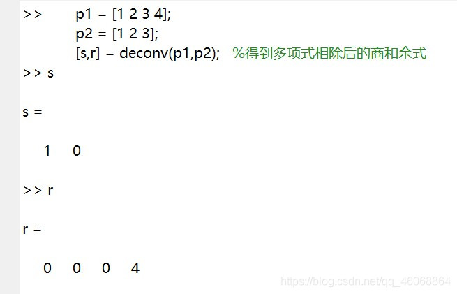 Matlab 多项式的四则运算与导数运算三元四次多项式怎么用matlab计算 Csdn博客