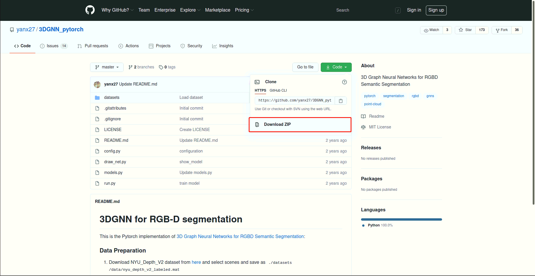论文复现教程-(3DGNN)3D Graph Neural Networks for RGBD Semantic Segmentation-CSDN博客