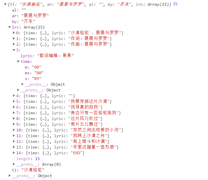 使用js解析歌词文件lrc格式歌词js将lrc文件转换为代码 Csdn博客 