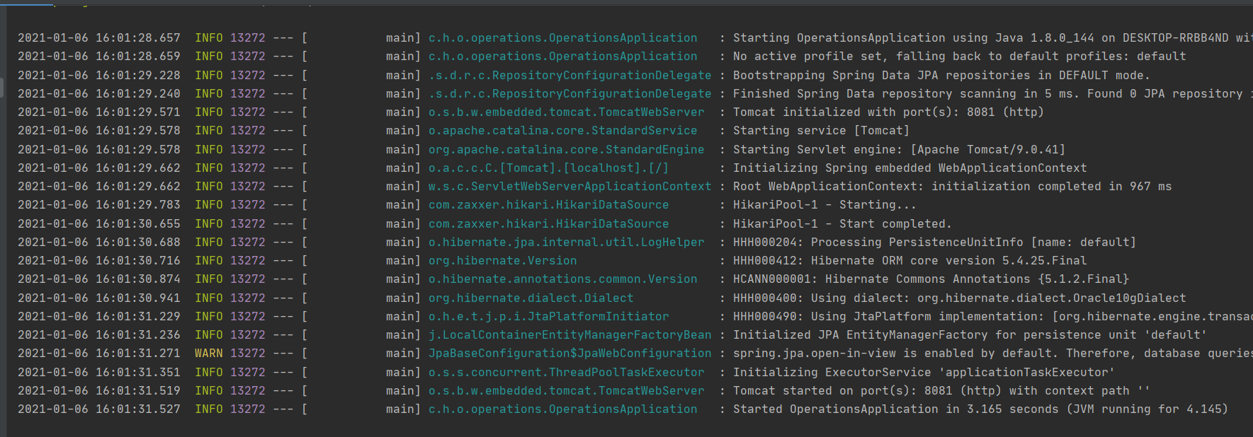 启动项目异常error Starting Applicationcontext To Display The Conditions Report Re Run Your