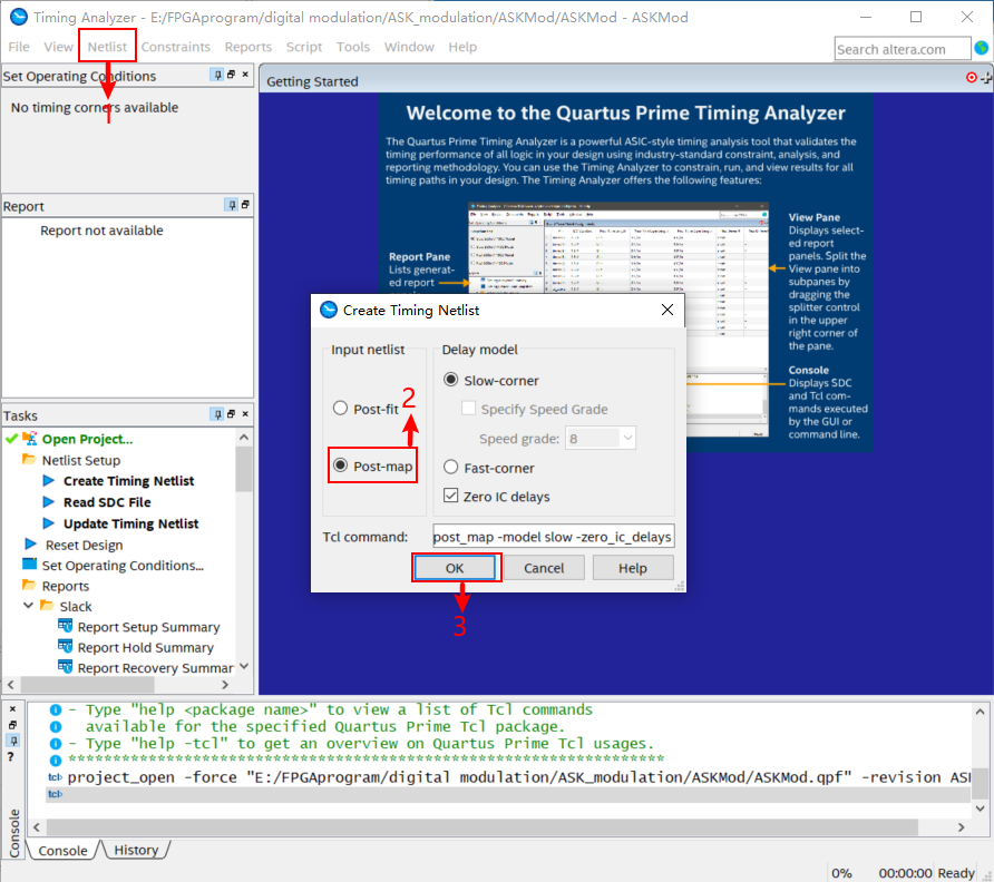 QuartusⅡ Timing Analyzer 使用教程_quartus timing analyzer 使用手册-CSDN博客