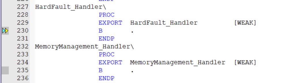 NRF52832调试方法1——HardFault_Handler问题定位_nrf52832 hardfault-CSDN博客