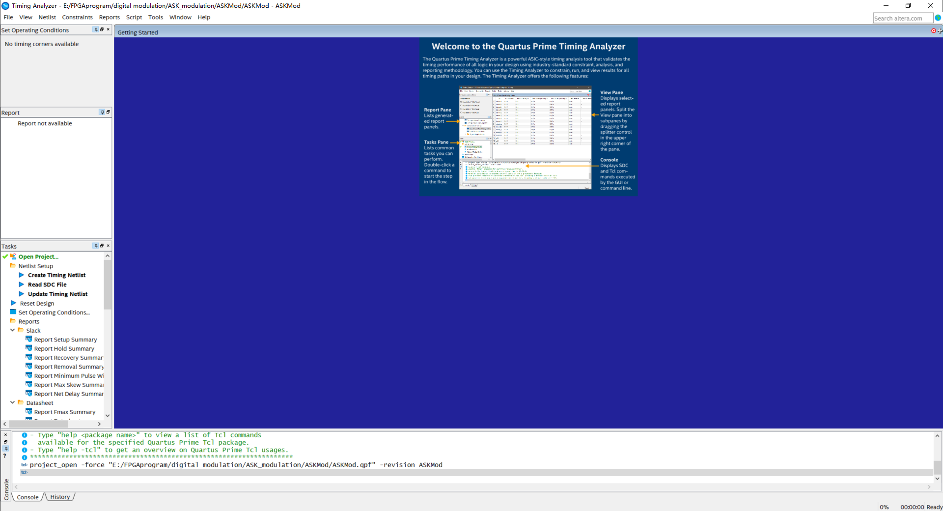 QuartusⅡ Timing Analyzer 使用教程_quartus timing analyzer 使用手册-CSDN博客