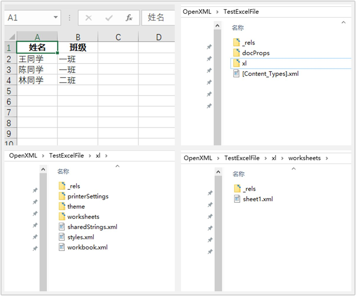 基于 DocumentFormat.OpenXml 操作 Excel （2）-- 文档结构_openxml生成表格-CSDN博客