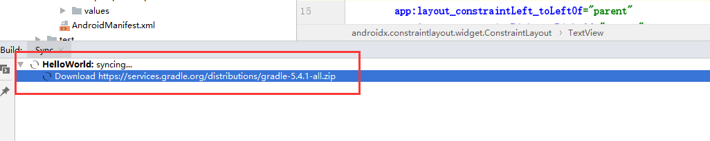 Android Studio一直在Download https://services.gradle.org/distributions ...