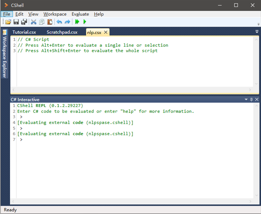 CShell (REPL) ：轻量级、可扩展(dll)、 支持C#语法 的接口算法验证工具_c#shell-CSDN博客