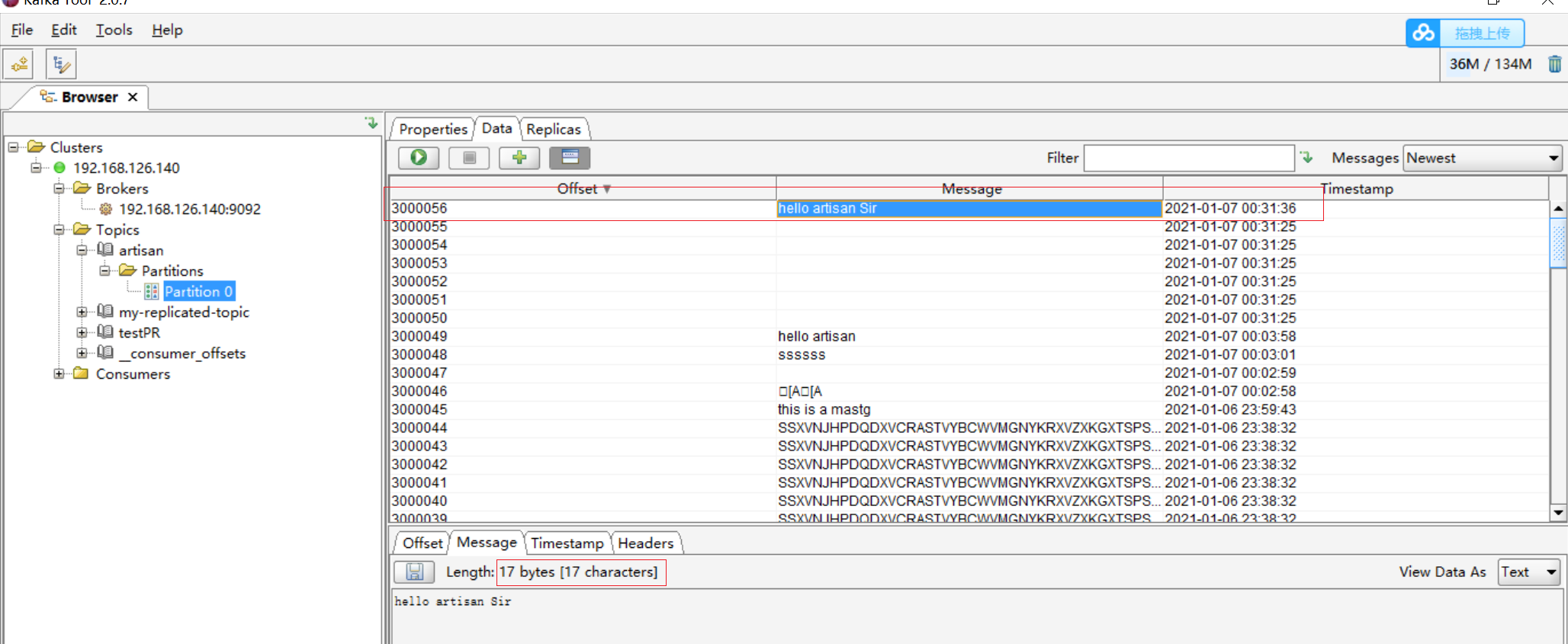 Apache Kafka 使用kafak Tool 查看kafka中的数据 Kafkatool 怎么看加密的值 Csdn博客