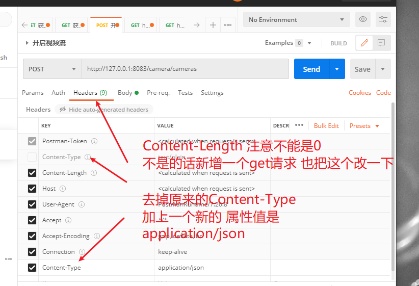 Postman post 请求415错误 message“: “Content type ‘application/octet-stream ...
