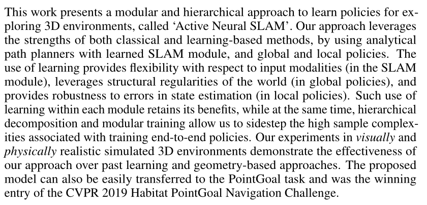 论文精读||learning to explore using active neural slam-CSDN博客