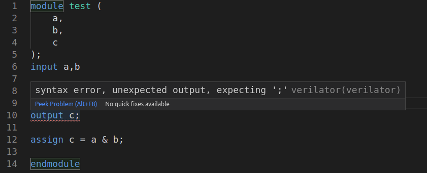 ubuntu下vscode配合verilator实现语法纠错_vscode verilator-CSDN博客