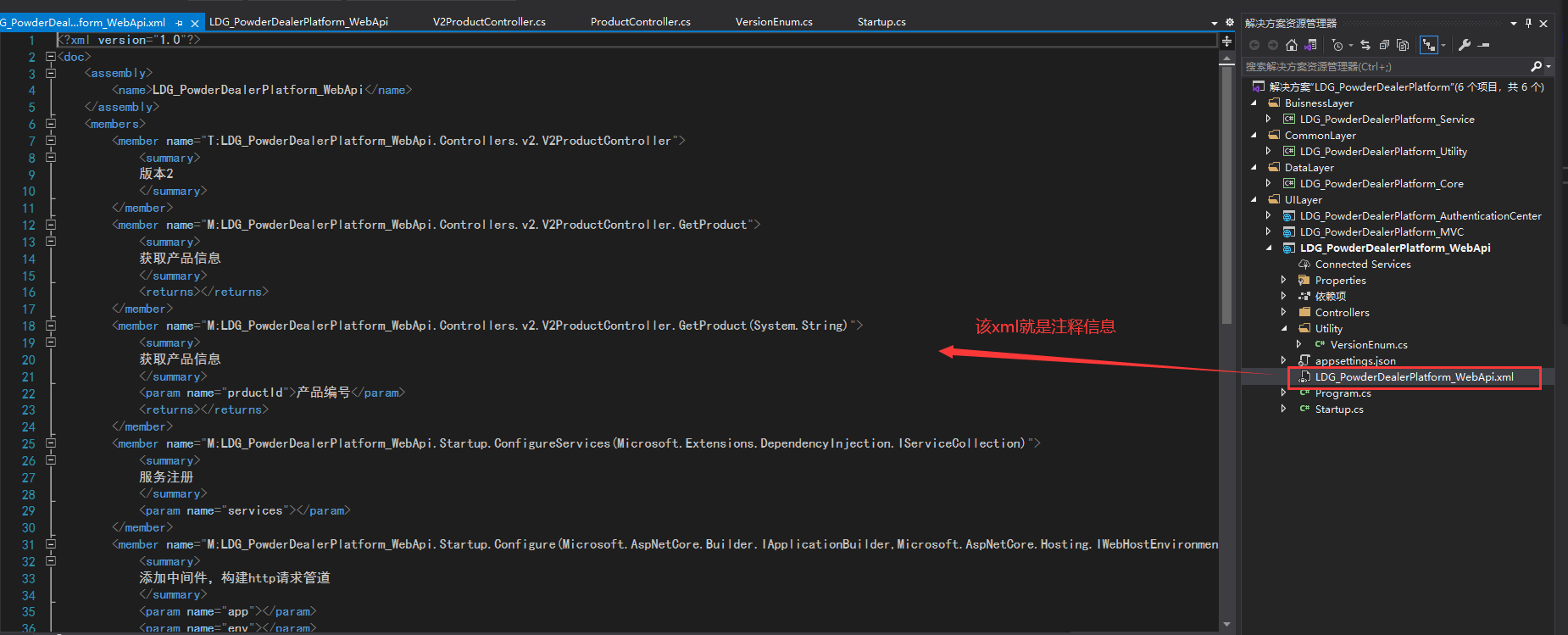 5 Webapi Swagger配置（1）添加注释 Csdn博客