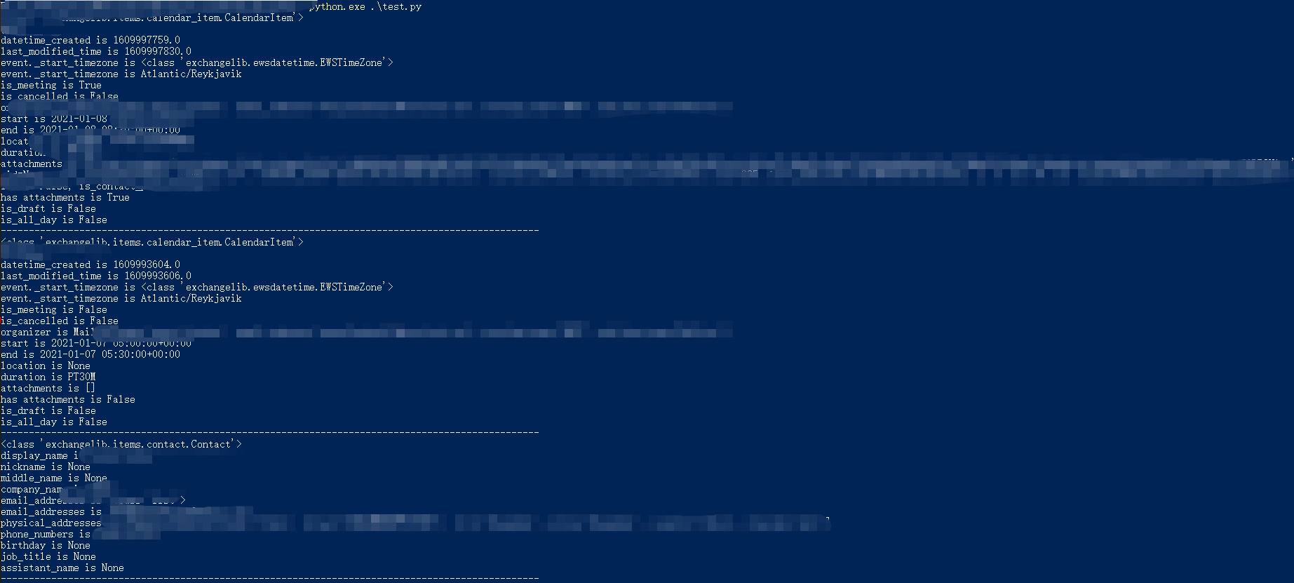 python exchangelib 同步outlook日历以及联系人_python exchange 日历-CSDN博客