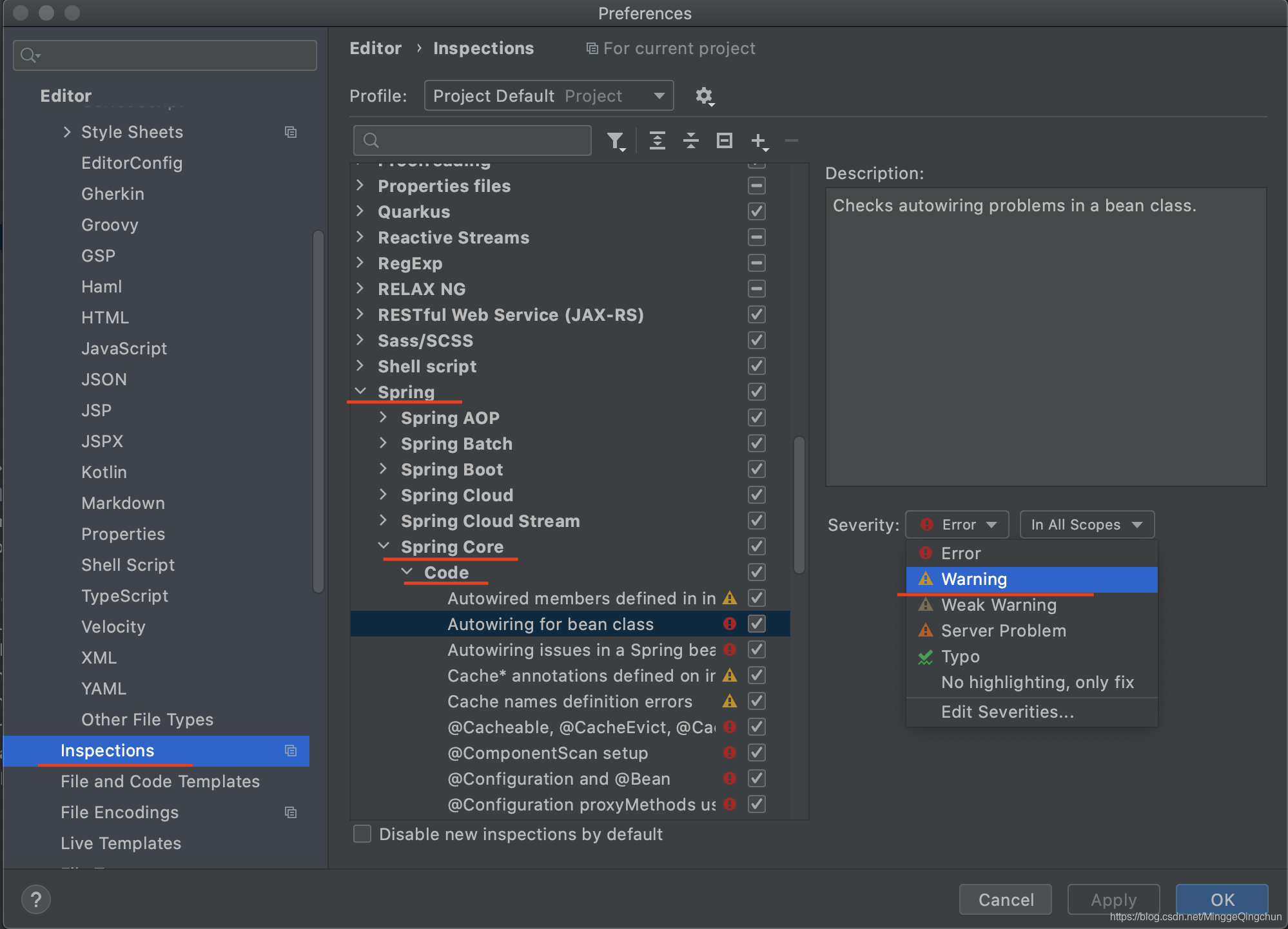 Java Could Not Autowireno Beans Of ‘xxmapper‘ Type Foundinspection Infochecks Autowiring