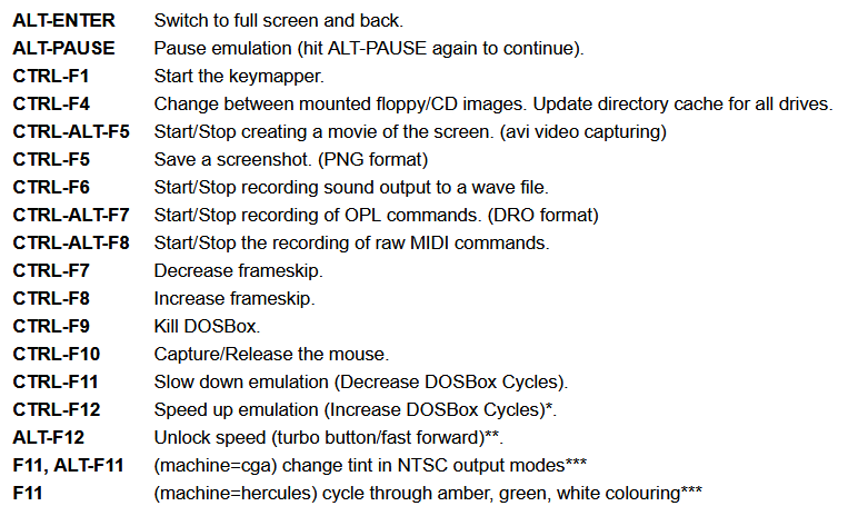 DOSBox和MASM中的一些常用功能_dos挂载指令-CSDN博客