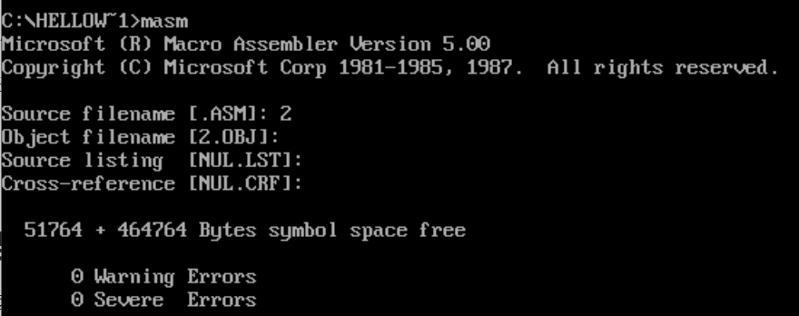 DOSBox和MASM中的一些常用功能_dos挂载指令-CSDN博客