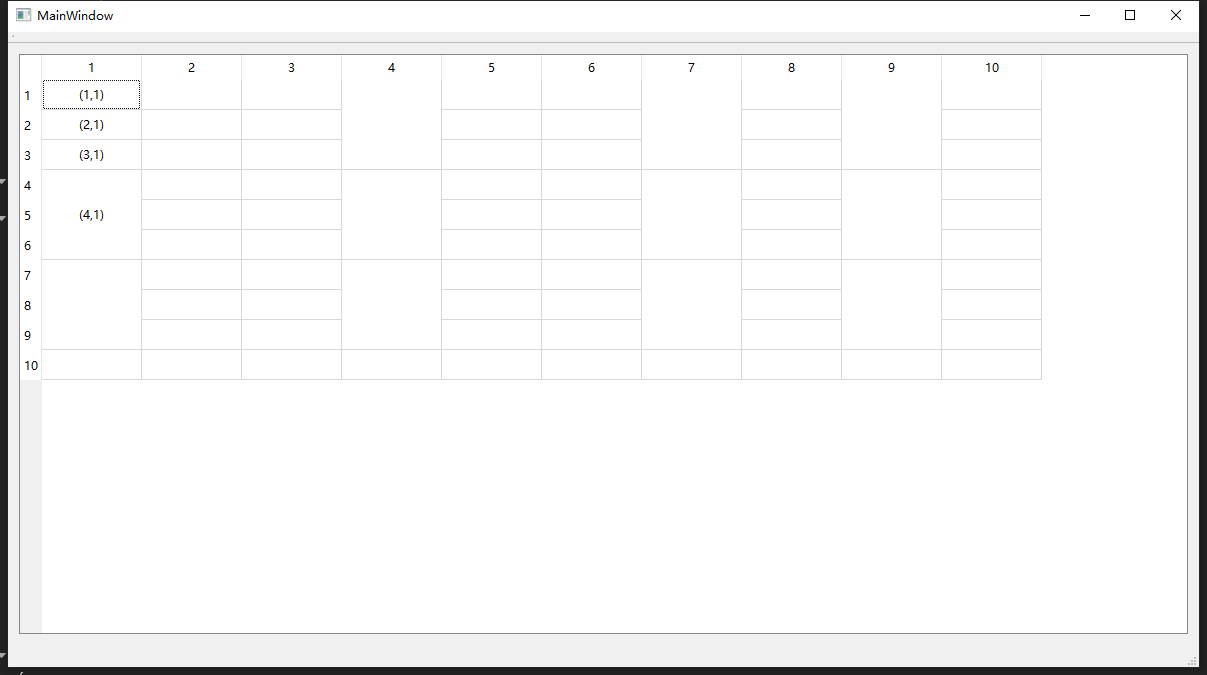 关于QTableWidget中单元格的合并_qtablewidget合并单元格-CSDN博客