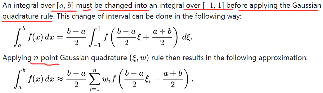 Gauss型（Gaussian quadrature）求积公式和方法_gauss– legendre quadrature-CSDN博客