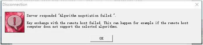 亲测可用，SSH Secure Shell Client 登录服务器出现“server responded algorithm negotiation failed”解决方法_server ...