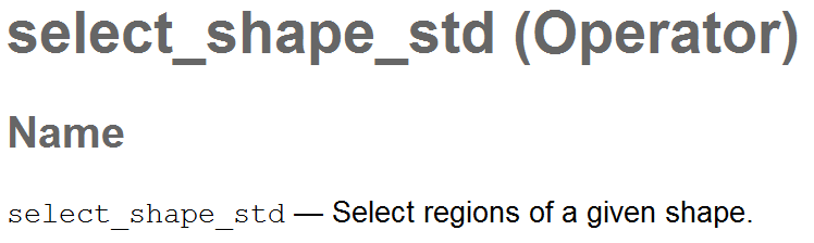 Halcon 算子 select_shape_std_selectshapestd-CSDN博客