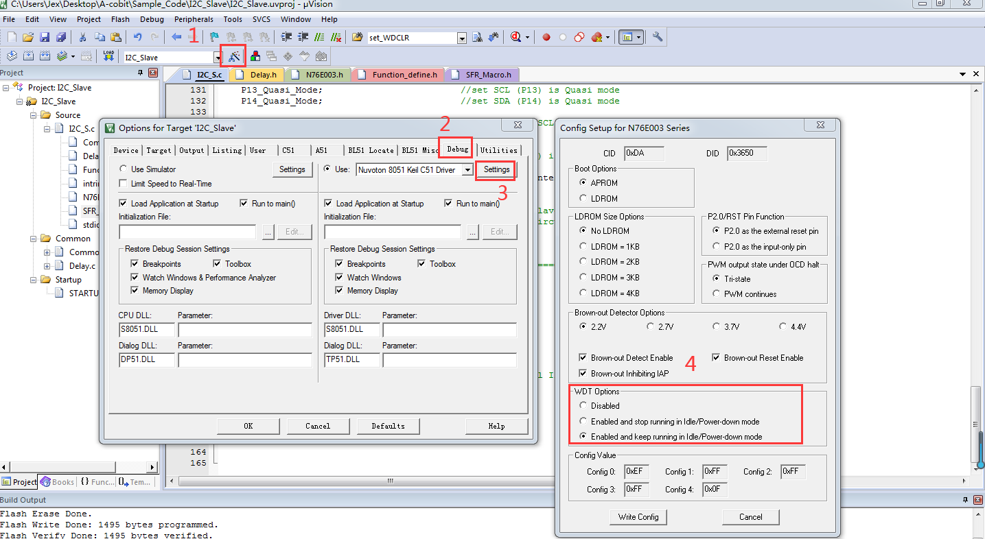 Nuvoton_N76E003使用教程_n76e003at20烧录方法-CSDN博客