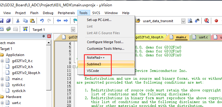 keil5 调用外部编辑器 notepad++、sublime3、VSCode_keil uvision5如何接入notepad-CSDN博客