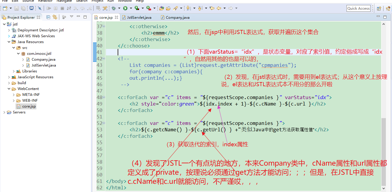 Jstl（jsp标签库）四：核心标签库：遍历集合：＜cforeach ＞（主要是用于简化jsp的循环）jsp用什么循环代替list循环 Csdn博客 