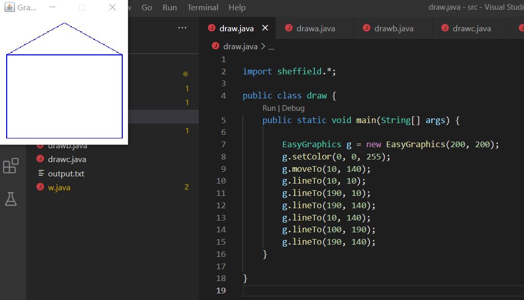 Java绘制图形（正方形/三角形/圆/网以及填充颜色）_java画长方形。三角形。圆形-CSDN博客