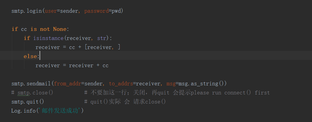 Python使用smtplib发送邮件踩过的坑_smtplib.smtpserverdisconnected: please run connect-CSDN博客