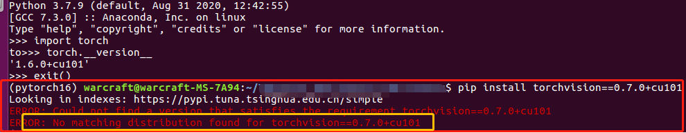 RuntimeError: No such operator torchvision::nms问题解决方法_runtimeerror: operator torchvision::nms ...