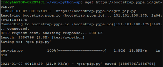 Win10的Linux子系统Ubuntu安装pip_liunx怎样用子系统安装pip-CSDN博客