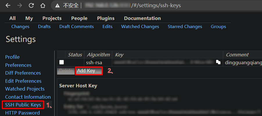 Gerrit Gerrit服务器简介 与 配置SSH keys_服务器和本机的ssh keys-CSDN博客
