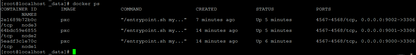 CentOS7 下 MySQL 之 PXC 集群部署【Docker+单机多节点】_docker部署pxc集群跨主机-CSDN博客