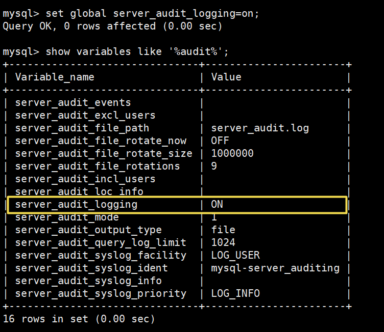 mysql5.7版本开启数据库日志审计功能_mysql5.7怎么开启日志功能,对重要的用户行为和重要安全事件进行审计-CSDN博客