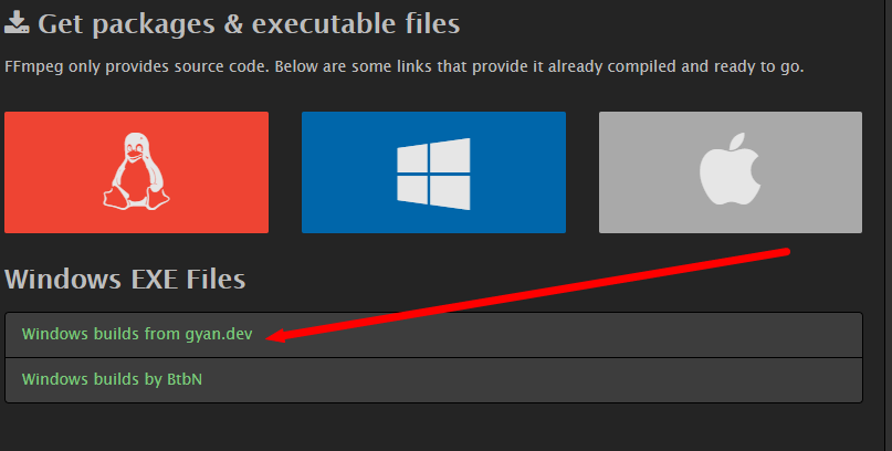 Windows安装配置ffmpeg过程_windows builds from gyan.dev-CSDN博客