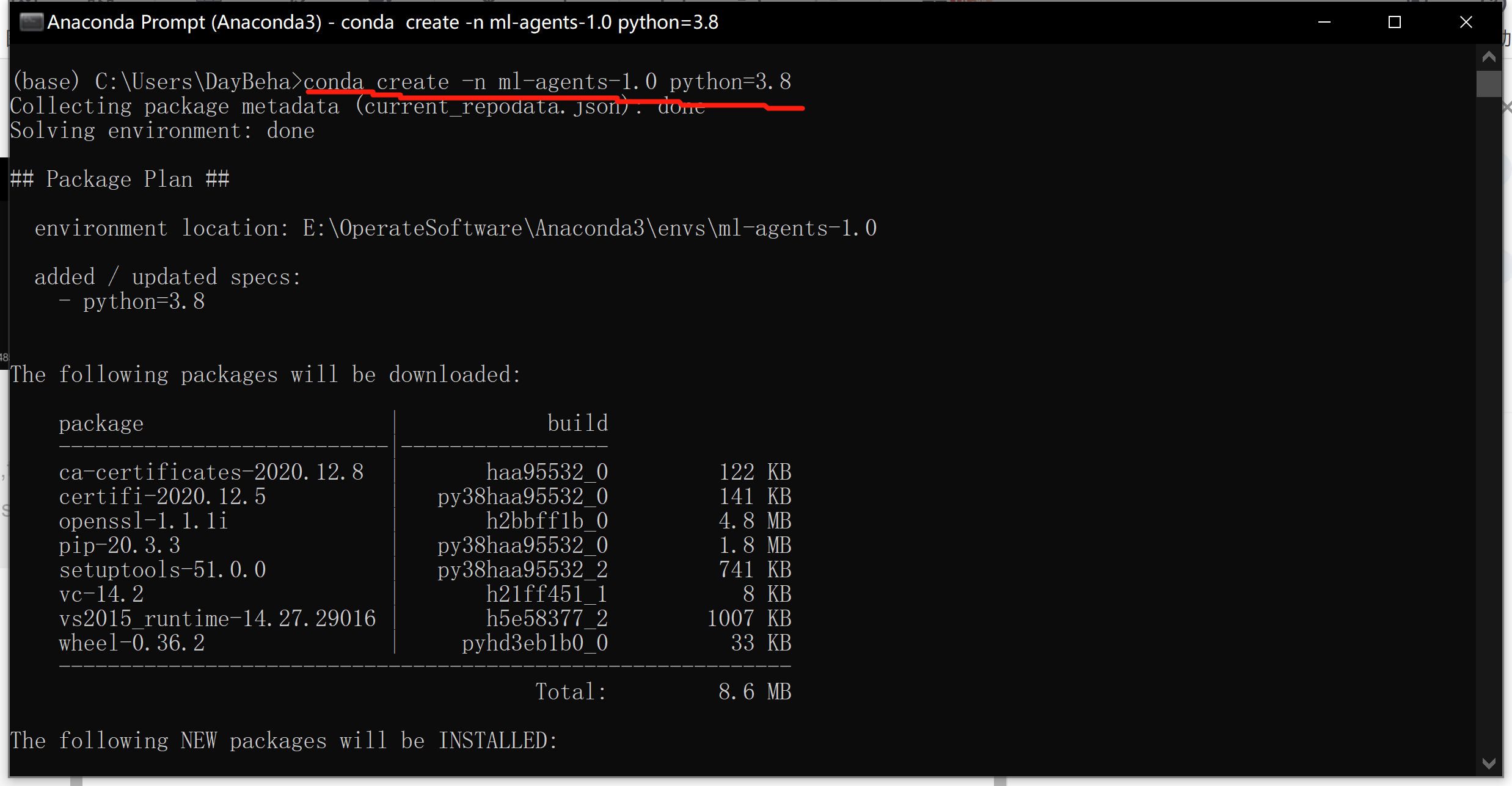 unity learn—— ML_Agent:Hummingbirds中文教程 自译（六——准备训练）_mlagents.trainers.exception ...