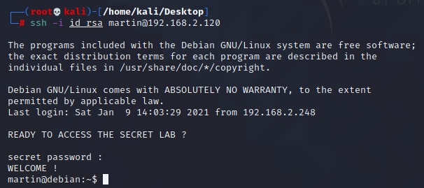 CTF训练笔记（二）- SSH渗透root主机_ssh-服务渗透root主机.ova-CSDN博客