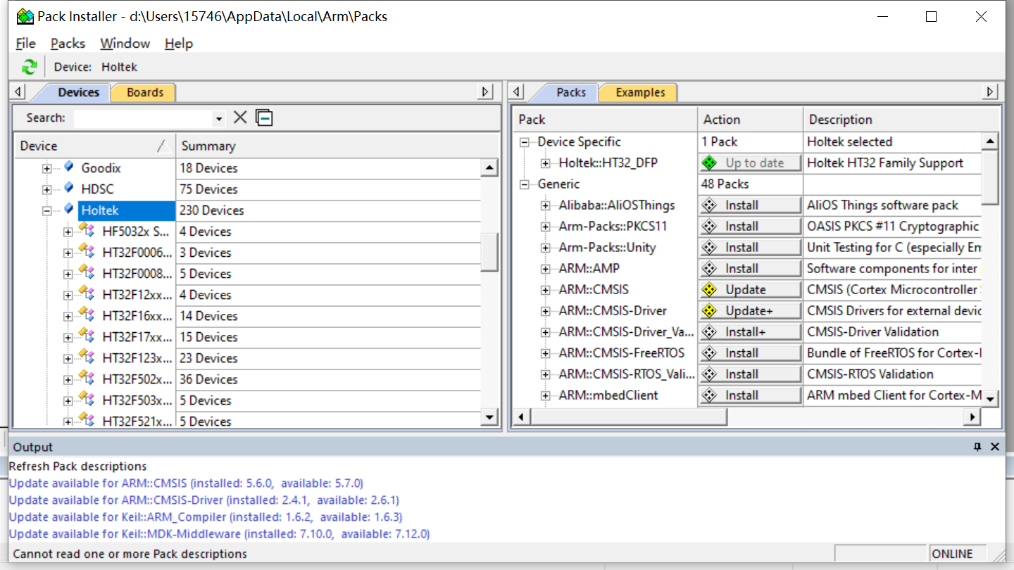 合泰HT32F52342/HT32F52352芯片Pack下载和工程例程下载_holtek pack-CSDN博客