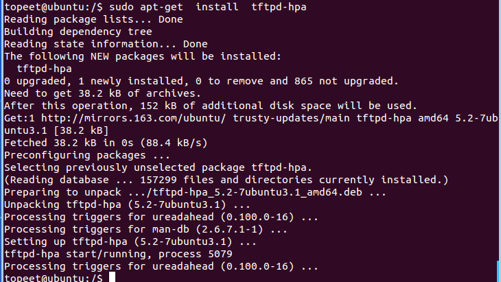 开发板与虚拟机tftp服务器安装与使用_tftp连接开发板-CSDN博客