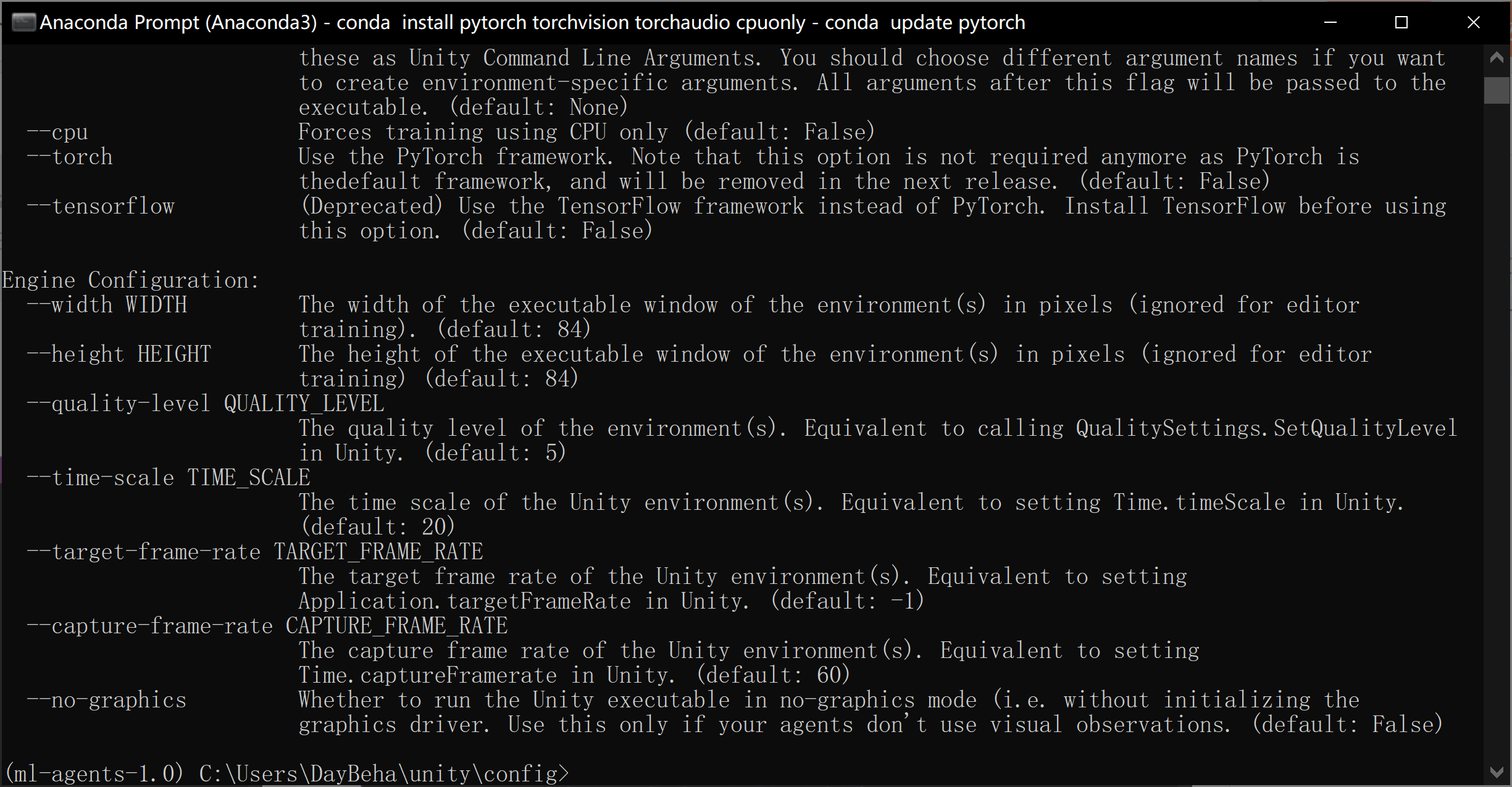unity learn—— ML_Agent:Hummingbirds中文教程 自译（六——准备训练）_mlagents.trainers.exception ...