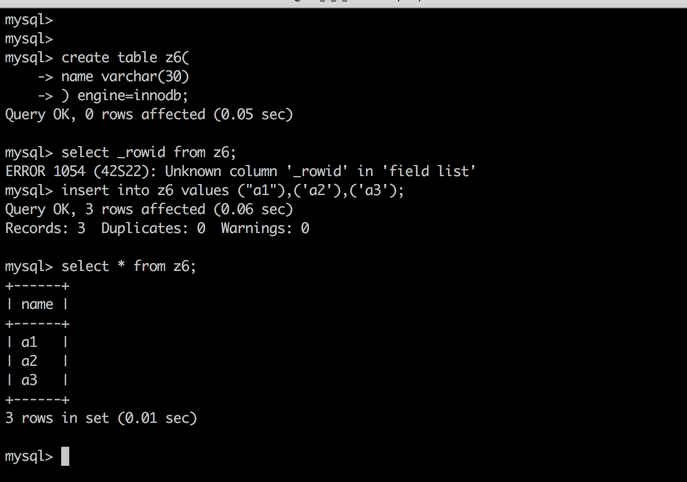 mysql隐藏字段(rowid)什么时候是可见的_mysql查rowid-CSDN博客