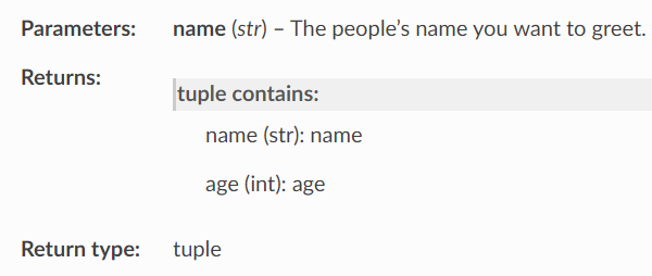 google风格docstring中同时返回多个值(一个元组)的情况_docstring 返回值多个类型-CSDN博客