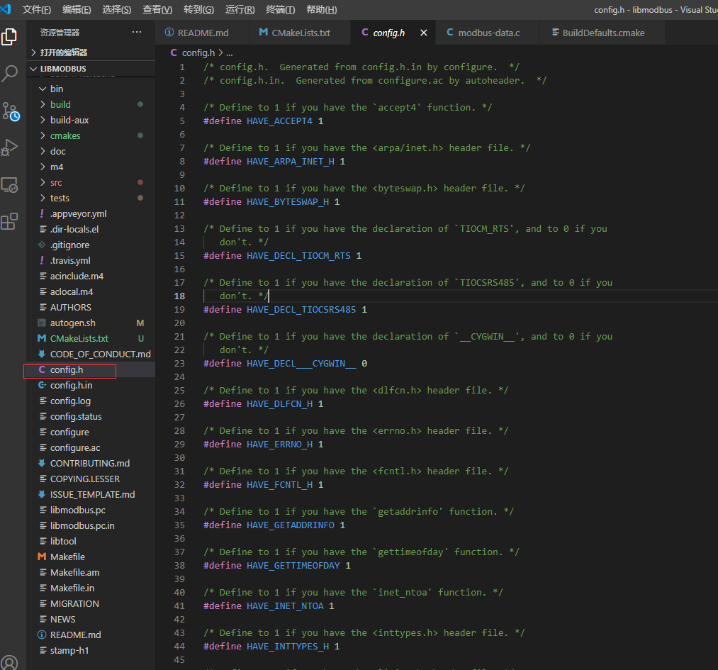 工作笔记--CMake使用笔记 配合libmodbus 分别编译出x86的服务器版本和arm的嵌入式linux版本_command 'cmake' not found, but can be ...